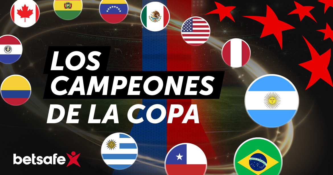 Equipos campeones de la Copa América | Betsafe Blog